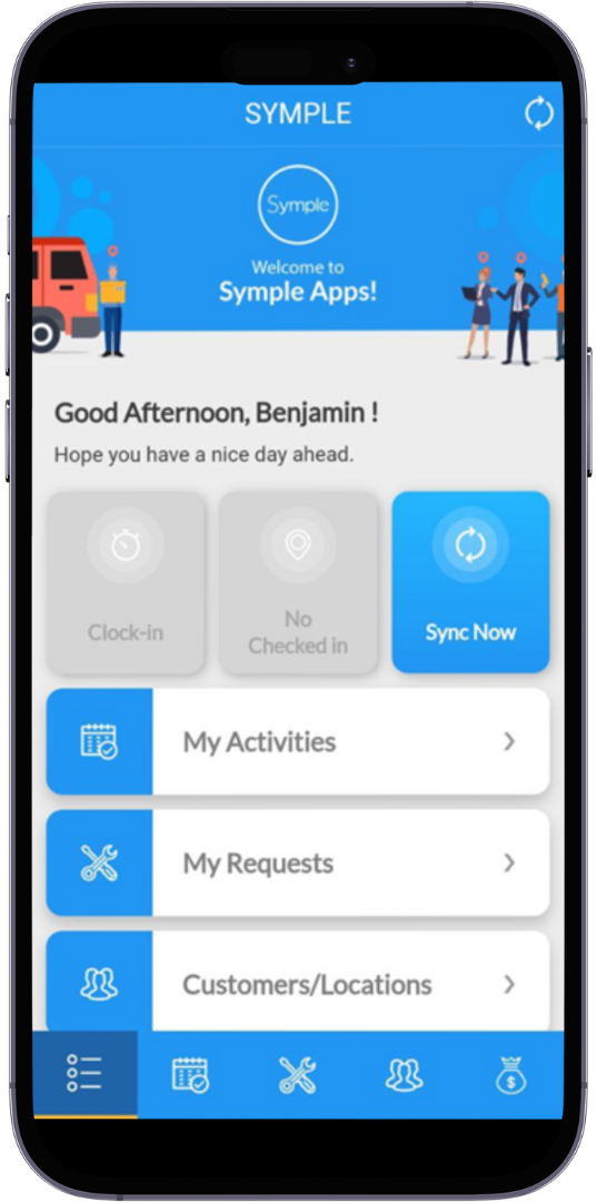 Logging in – Symple Knowledge Base
